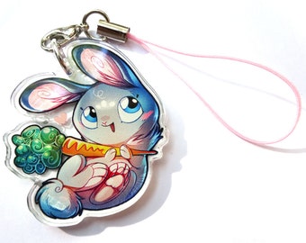 Bunny keychain | Etsy