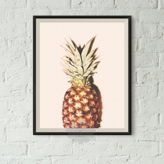 Pineapple art print Digital Poster Home Decor Printable