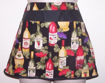 Wine bottle apron | Etsy