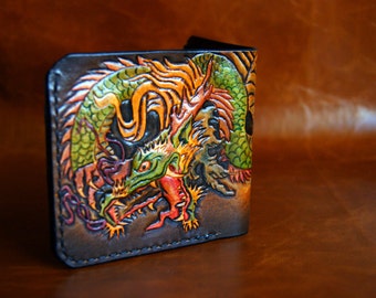 Dragon wallet | Etsy
