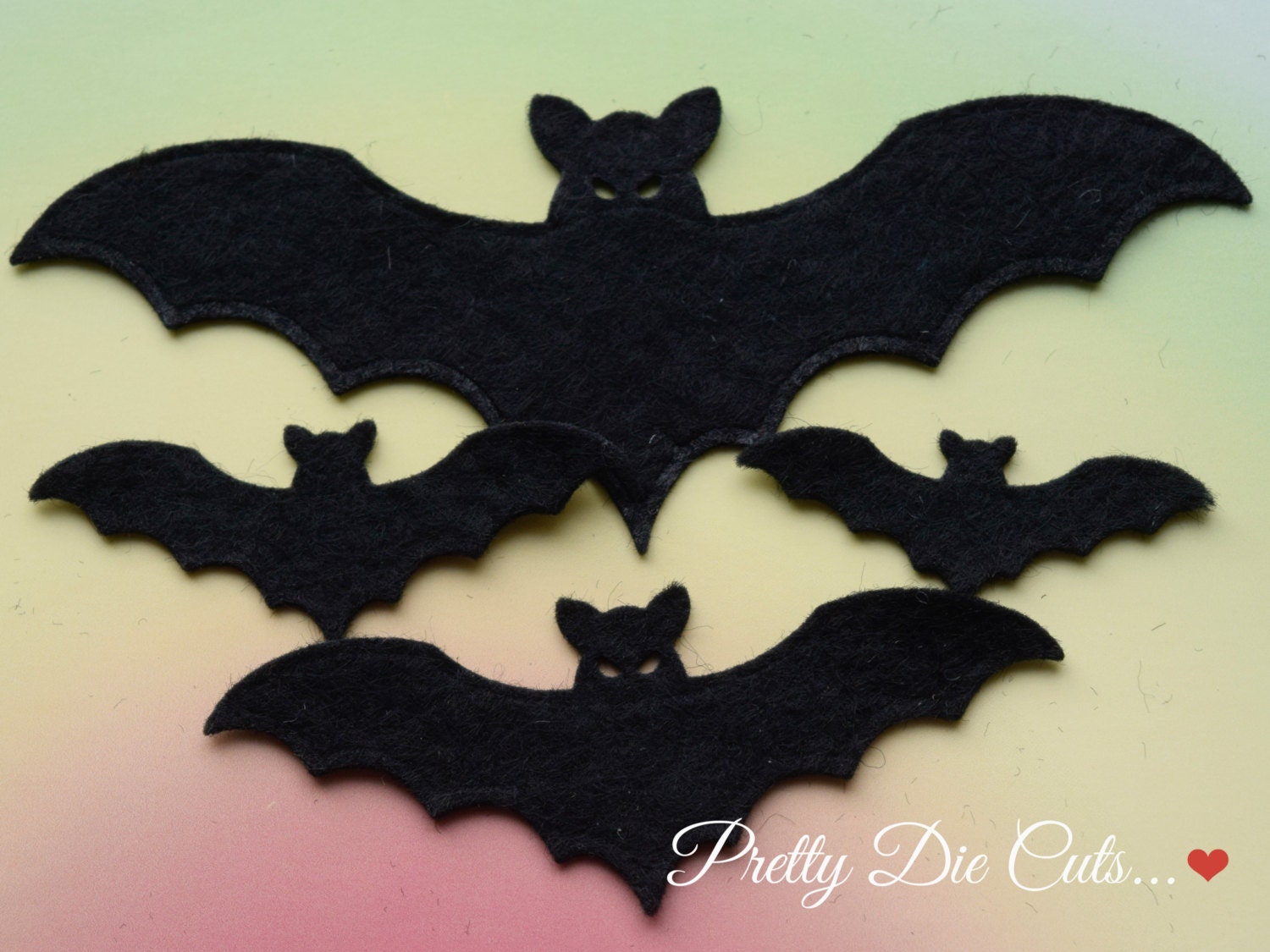 Felt Bats Black Felt Bat Packs Halloween Crafts Spooky