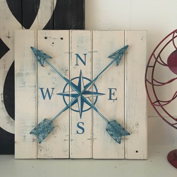 COMPASS DECOR World Travel Decor String art compass Compass by ...