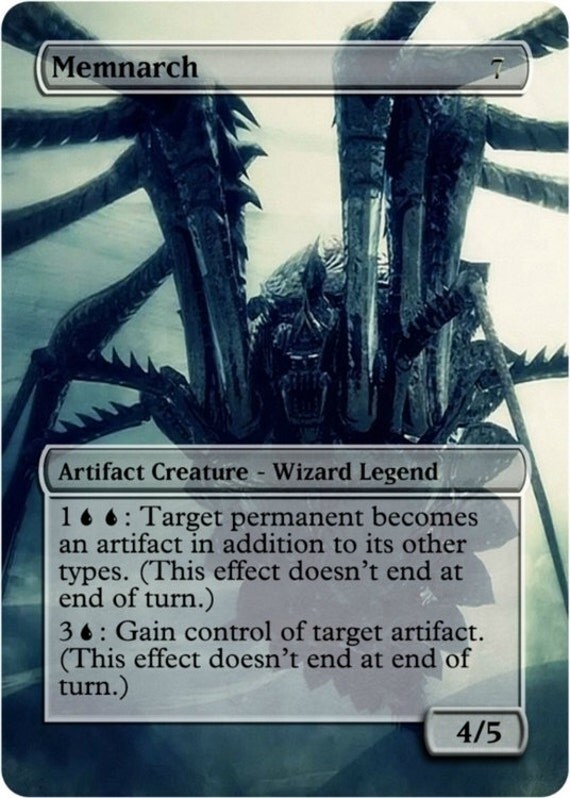 Memnarch MTG Altered Art Foil Proxy by AllNightThriftShop on Etsy