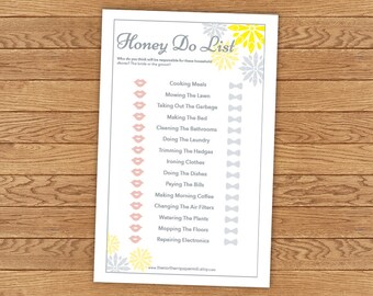 Honey do list | Etsy