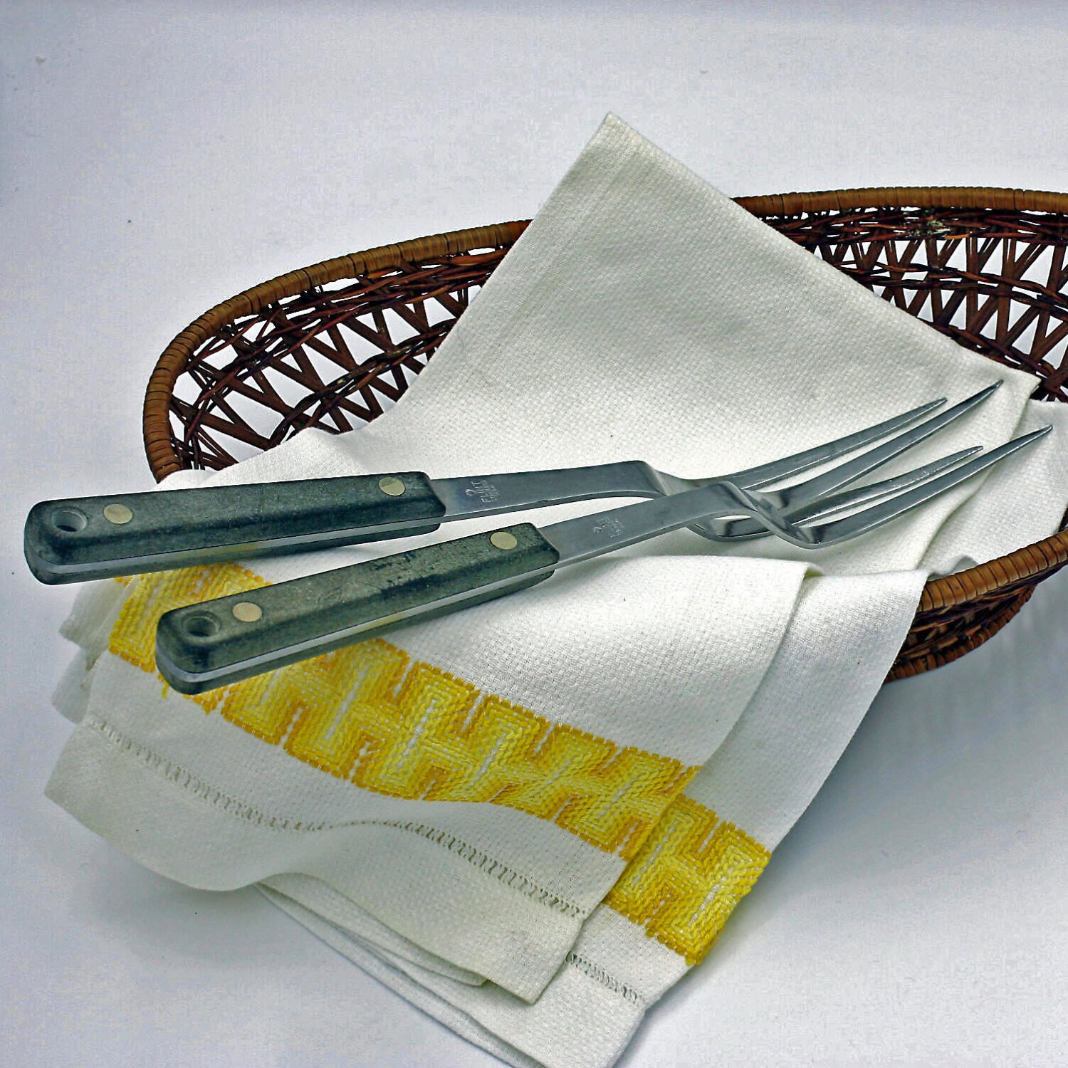 Utensils,Serving Utensils,Flint,Vintage Serving Untensils,Meat Forks ...