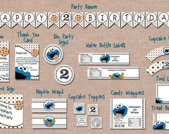 Cookie monster party | Etsy