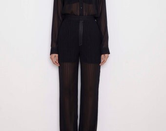 Unique sheer pants related items | Etsy