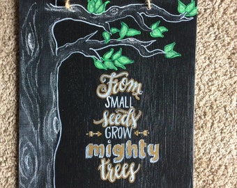 Grow mighty trees | Etsy