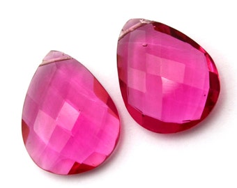 Hot pink gems | Etsy