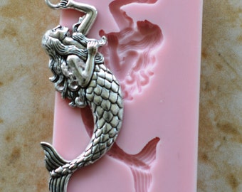 Mermaid resin mold | Etsy