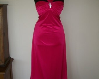 Liquid satin dress | Etsy