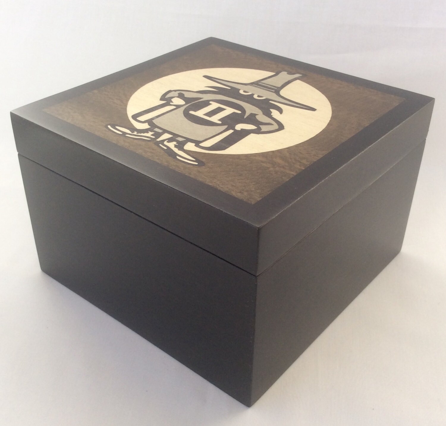 F-4 Phantom Spook trinket box marquetry box desk
