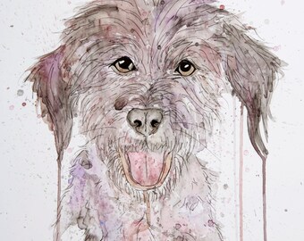 Scruffy dog | Etsy