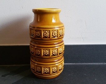 Mustard yellow vase | Etsy