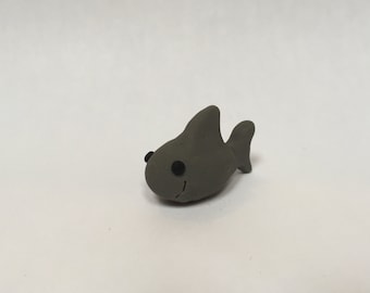 Polymer clay shark | Etsy
