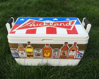 Painted cooler | Etsy