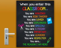 Unique school door decor related items | Etsy