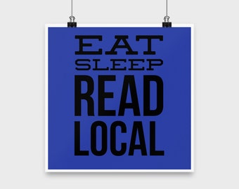 Unique eat local signs related items | Etsy