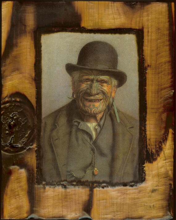 Te Ahote Rangi Wharepu Chief of the Ngati Mahuta Tribe New