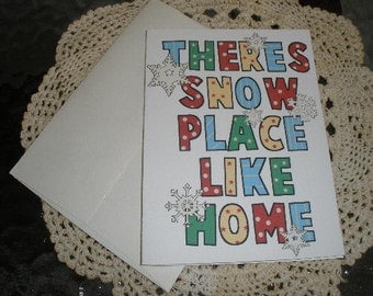 Snow place like home | Etsy
