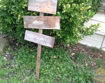 DIY Wood Wedding Sign on Stake Rustic Western by craftmarttexas