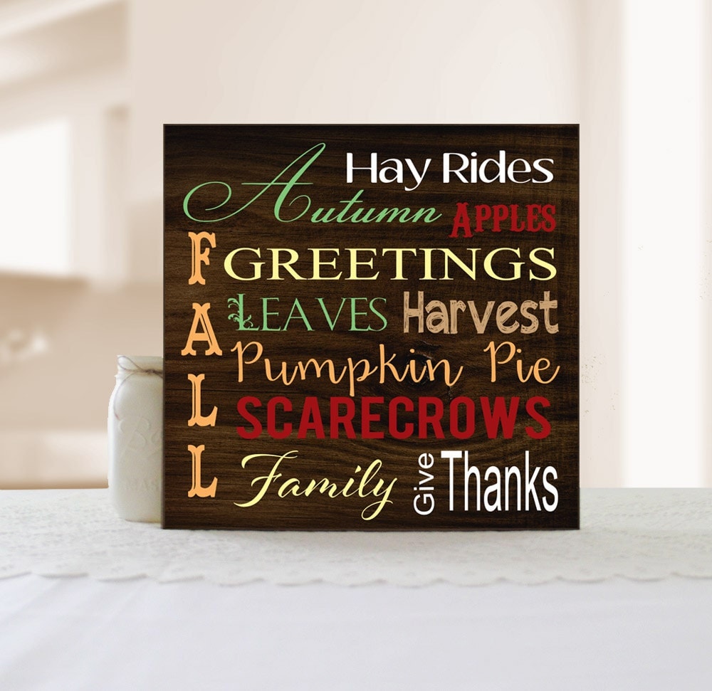 Fall Word Art Sign Autumn Wall Decor Fall Sign Words Of fall-word-art-sign-autumn-wall-decor-fall-sign-words-of