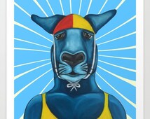 Popular items for bondi blue on Etsy