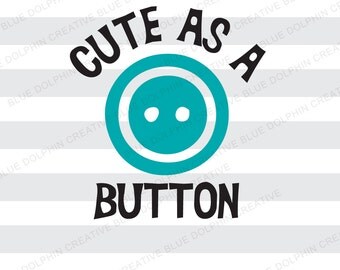 Cute as a button | Etsy
