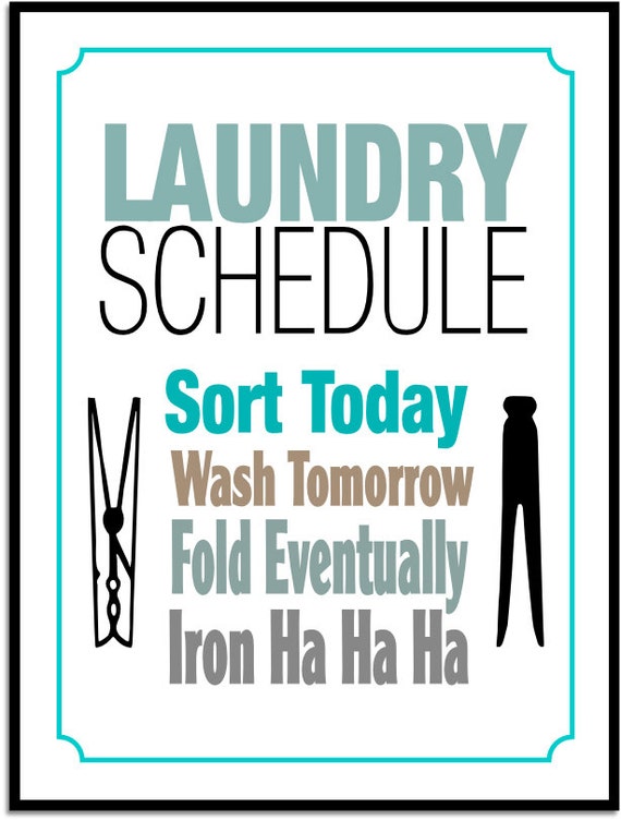 Funny Laundry Room Sign laundry room decor by DIGIArtPrints