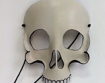 Leather skull mask | Etsy