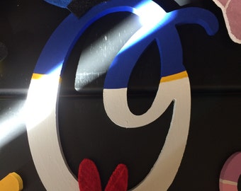 Donald duck letters | Etsy