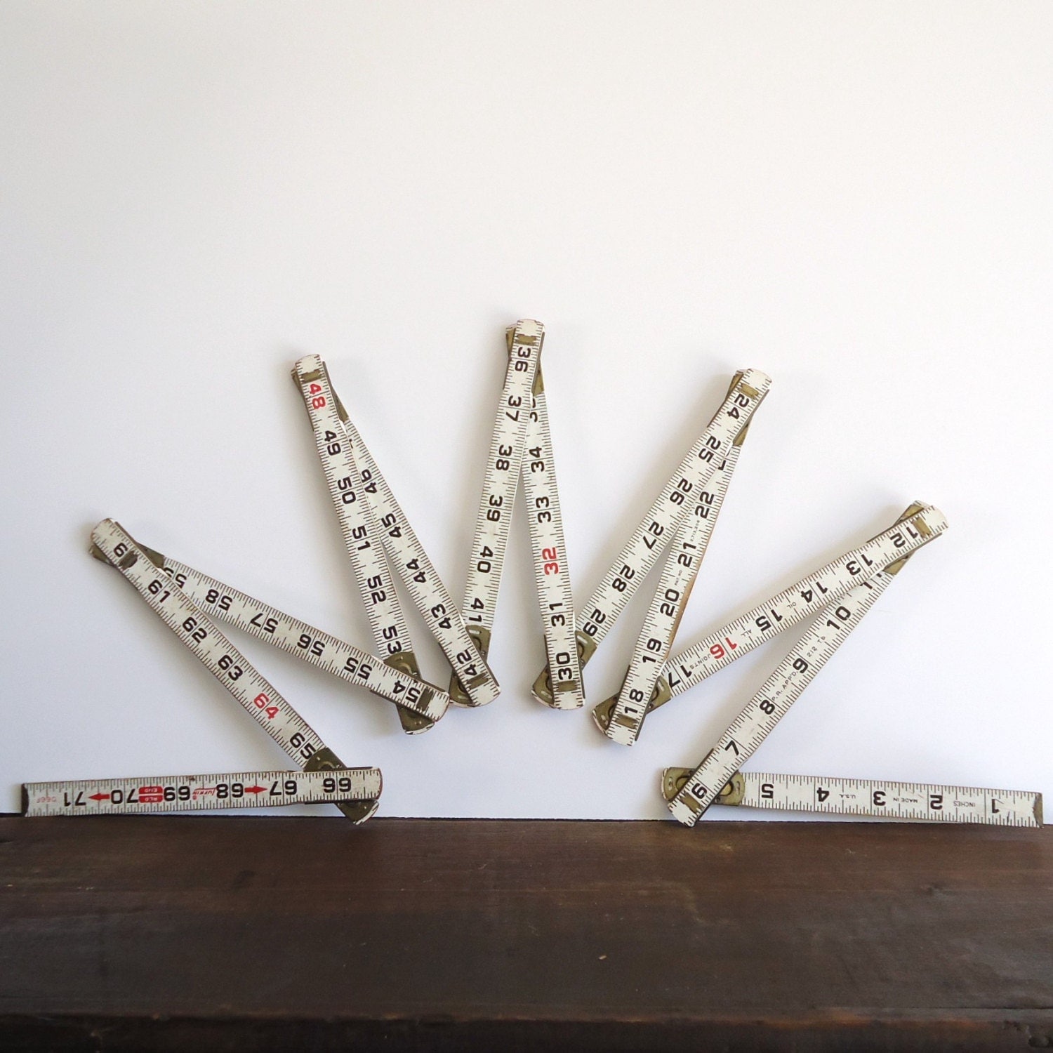 Folding Tape Measure wood rule folding ruler Lufkin