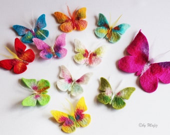 Felt butterflies | Etsy