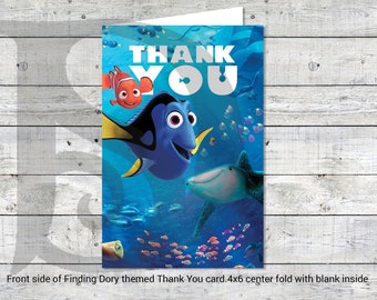 Nemo thank you card | Etsy