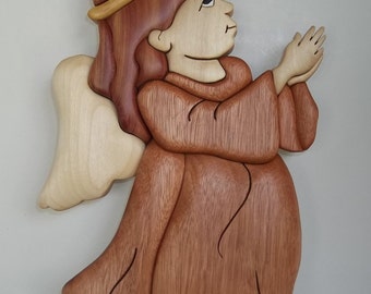 Wood intarsia | Etsy