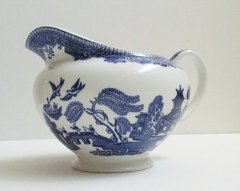 Blue willow china | Etsy