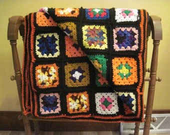 Granny square rug | Etsy