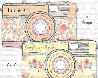 Camera clip art | Etsy