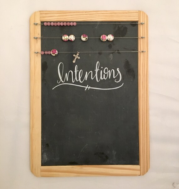 Chalkboard Abacus Rosary kitchen rosary with space for