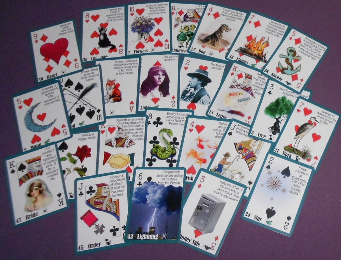 Next Generation Gypsy Witch Fortune Telling Oracle 52 Cards by