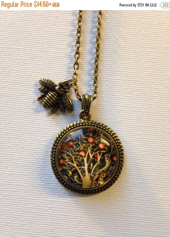Ships AFTER January 10th William Morris Apple Tree Tapestry Pendant ... Ships AFTER January 10th William Morris Apple Tree Tapestry Pendant ...