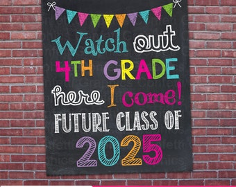 Watch Out Middle School Here I come First Day by ConfettiGraphics