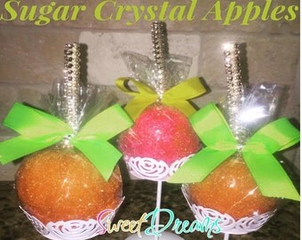 Unique glitter candy apples related items | Etsy