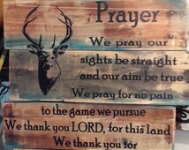 Popular items for hunters prayer on Etsy