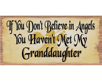 Granddaughter plaque | Etsy