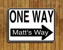 Popular items for this way sign on Etsy
