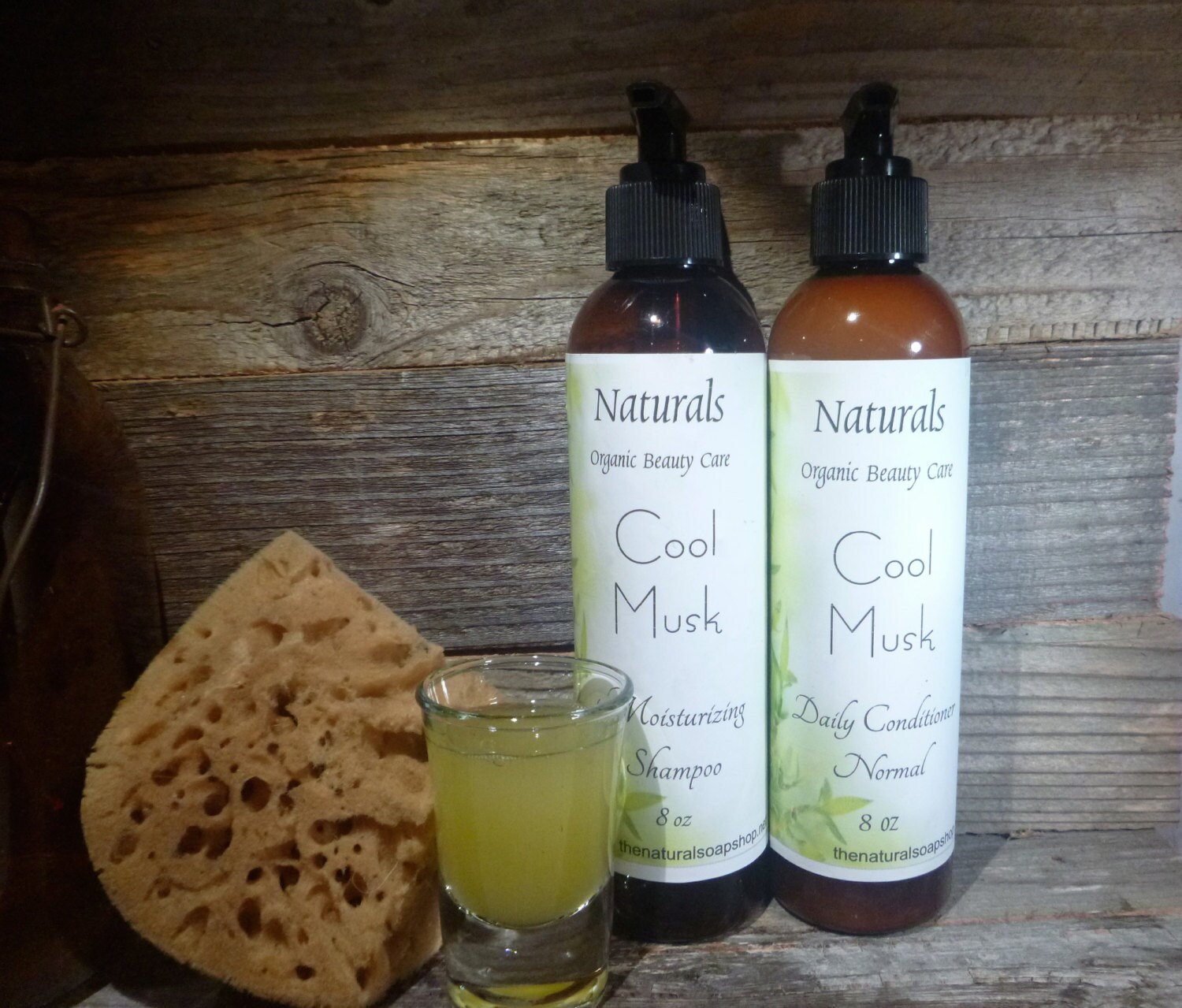 Natural Shampoo & Conditioner Set PICK oily/norm/dry 8oz Each