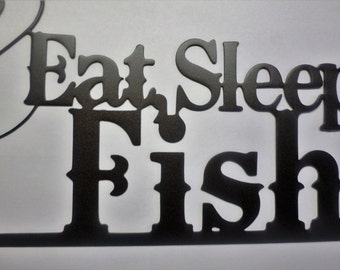 Eat sleep fish | Etsy