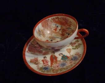 Geisha tea cups | Etsy