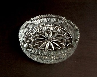 Large glass ashtray | Etsy